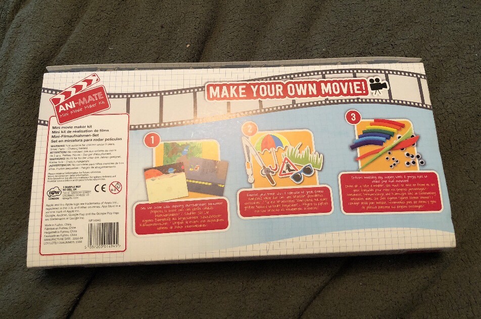 NEW!! NPW ANI-MATE Mini Movie Maker Kit -Make Your Own Movie w Your ...