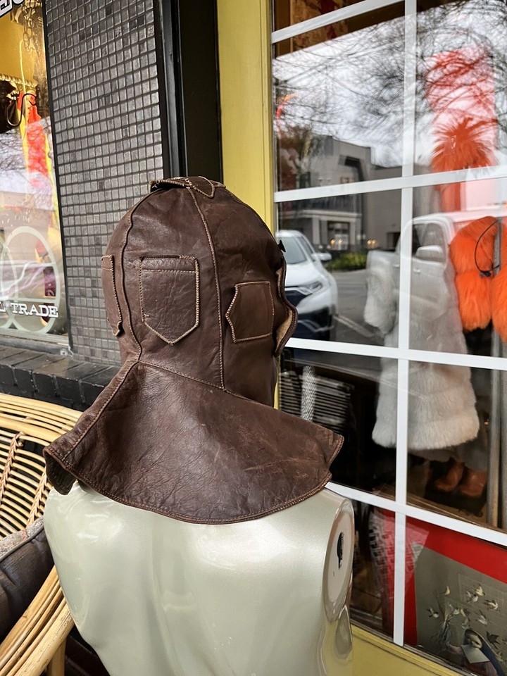 Soviet Leather Cyclops Mask Antique Militaria Aviation/ Civilian/ Navy ...