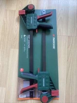 PARKSIDE Pack Of 2 Bar Clamps 30cm Clamping Force 60kg | eBay