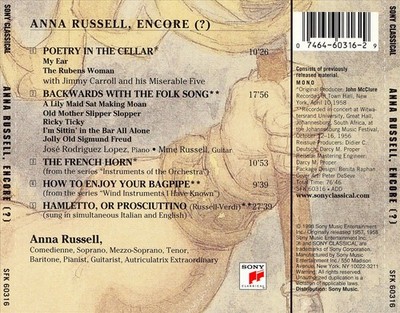 ANNA RUSSELL ENCORE? NEW CD | eBay