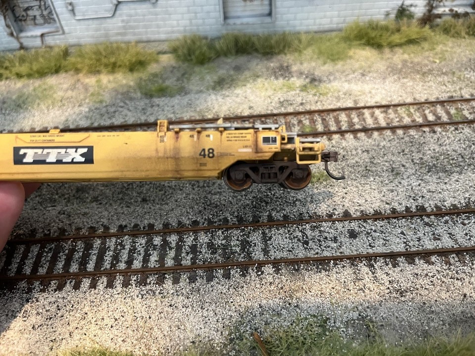 HO Scale Box Car Container Auto Rack Train Lot Custom | eBay