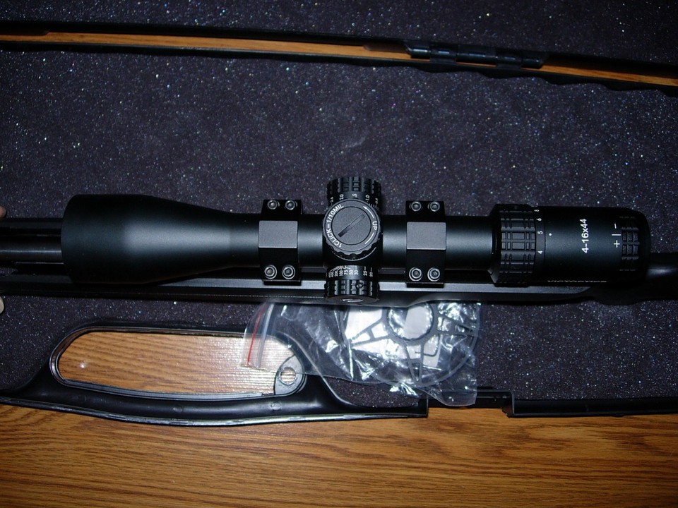 Benjamin .22 Cal Prowler Nitro Piston w/ VictOptics 4-16x44 Mil/Mil ...