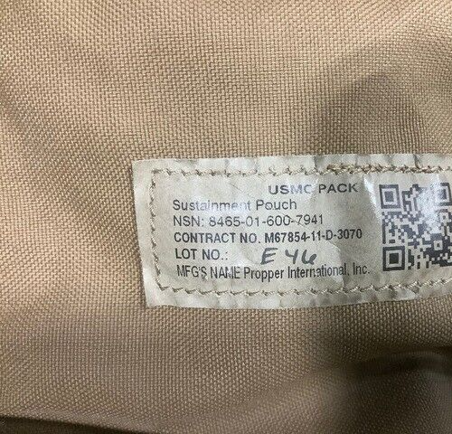 Usgi Usmc Pack System Molle Sustainment Pouch 8465016007941 | eBay
