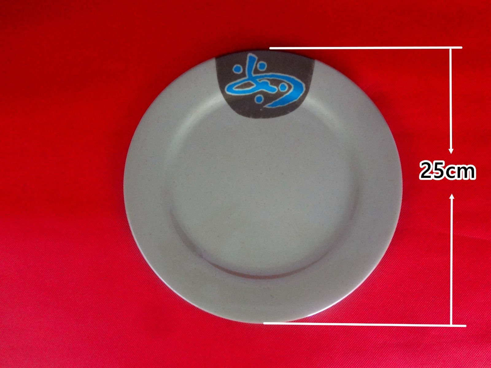 3PCS Melamine Round Dinner Plate Shallow Dish Set 25CM (Z-62) | eBay