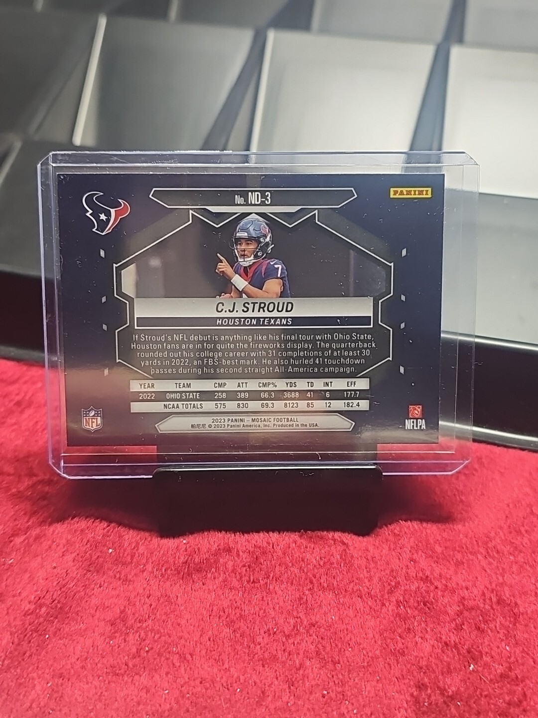 C.J. Stroud Rookie Card 2023 Panini Mosaic NFL Debut #ND-3 Texans RC | eBay