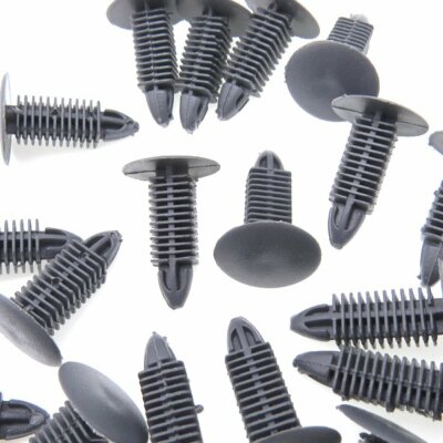 20 x Auto Car Truck Fastener 8mm Hole Push Type Clip Plastic Rivet ...