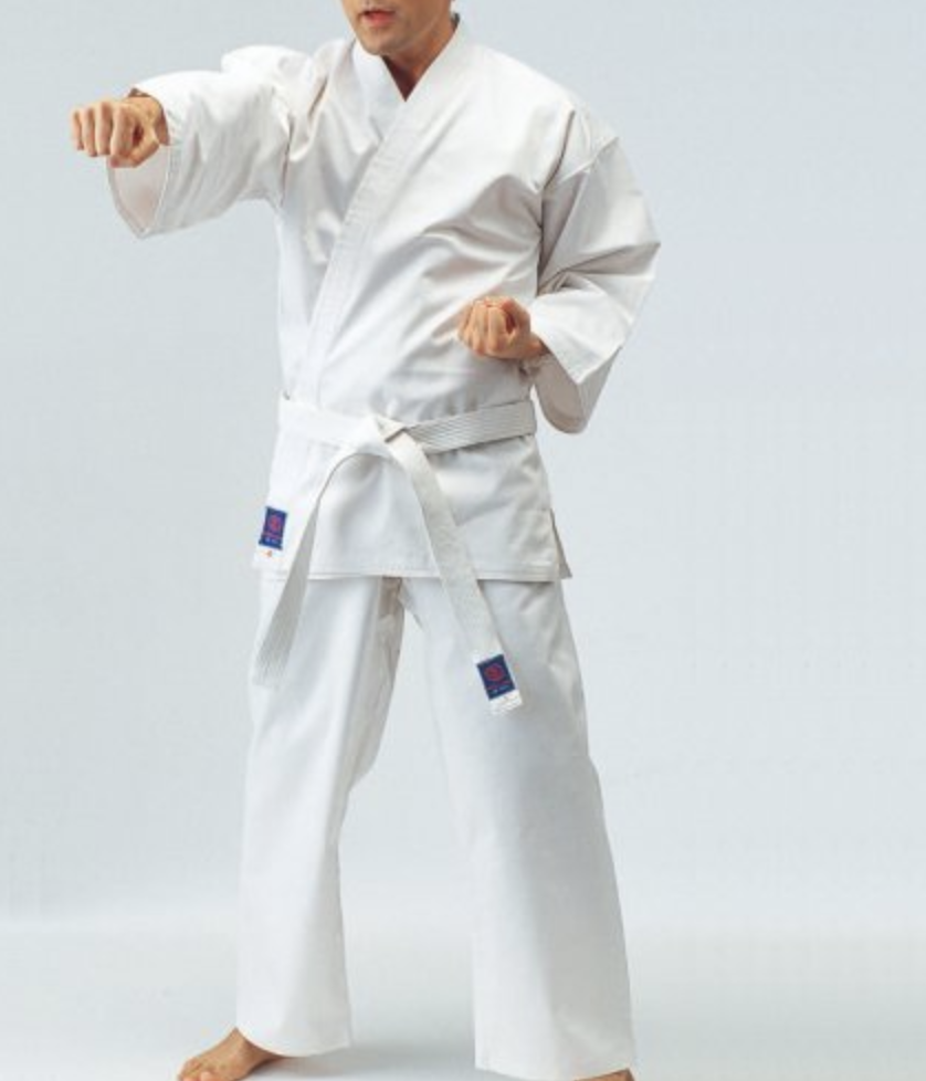 Kusakura JAPAN Karate gi wear Karategi Jacket Pants Obi Belt Set White ...
