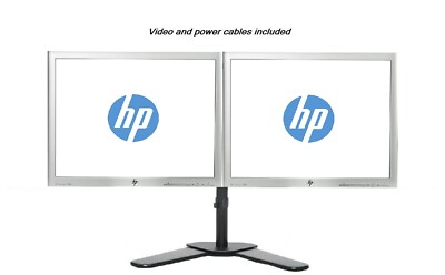 2 x 19" Monitor Standard Cheap Gaming Dual Monitor COMPUTER PC LAPTOP ...