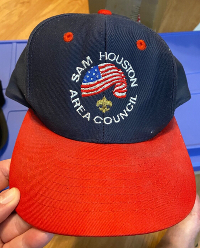 Boy Scouts of America Blue Red Sam Houston Area Council trucker ball ...