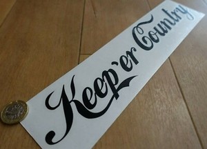 Keep er Country Large Decal Sticker Car Agri Spec Windscreen Window Her ...
