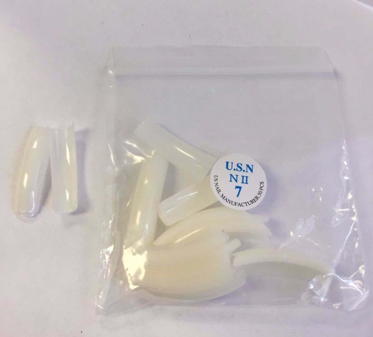 U.S.N Nail Tips Size 7 Assorted Choice (50 Tips/ bag) | eBay