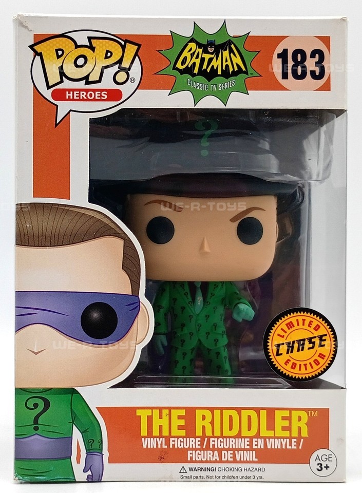 Funko Pop! Vinyl Figure DC Comics Heroes The Riddler Batman Classic TV ...