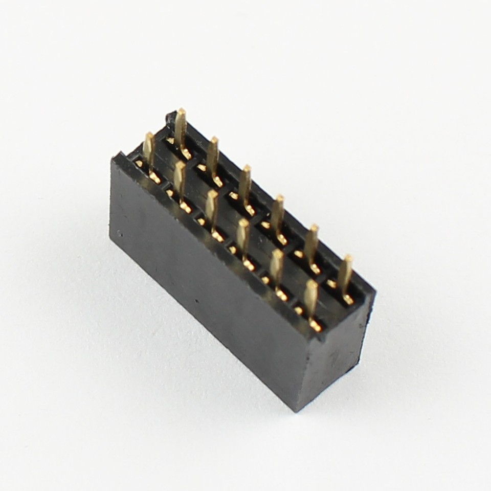 20Pcs 2.54mm Pitch 2x6 Pin 12 Pin Female Double Row Straight Pin Header ...