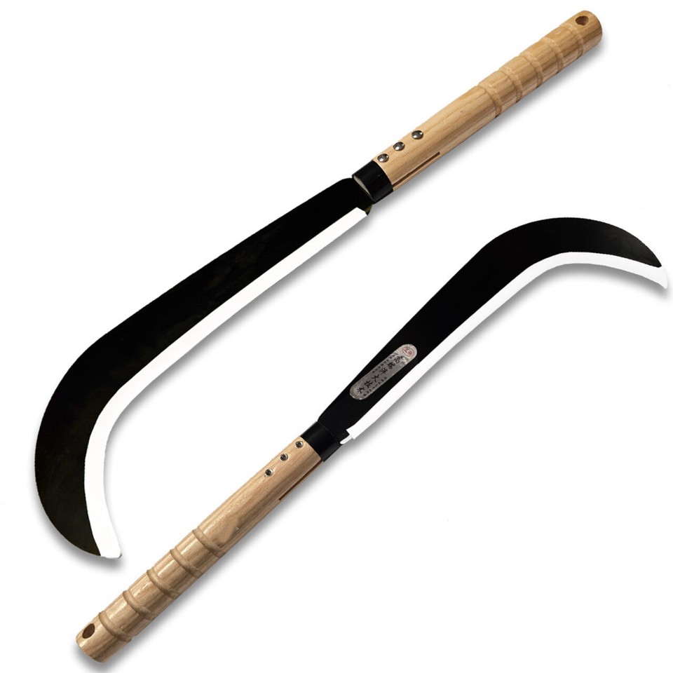 Crescent Machete Knife for Outdoor Cutting Bamboo Sickle Scythe | eBay