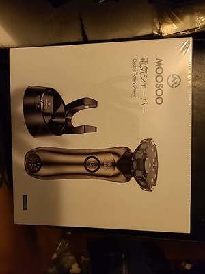 MOOSOO Electric Shaver with Clean Station, Wet Dry Waterproof Electric ...