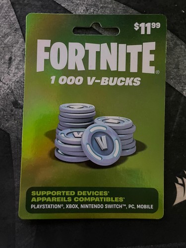 Fortnite 1000 V Bucks Gift Card - all devices | eBay