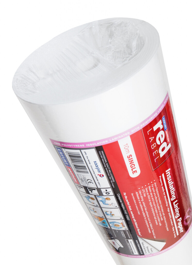 Insulated Lining Paper Liner Wall Insulation / Wallrock Adhesive | eBay UK