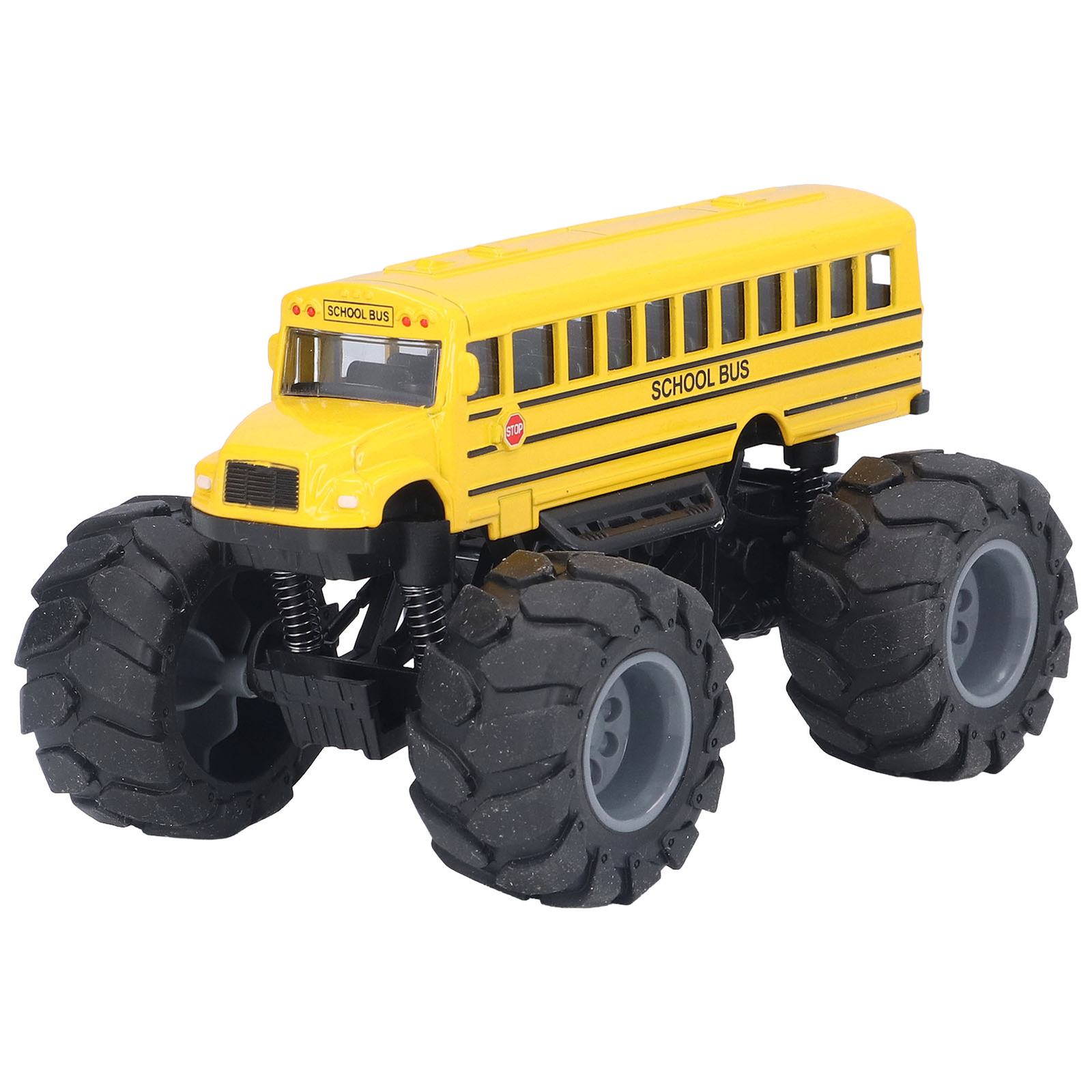 School Bus Pull Back Toy Big Wheels High Simulation | eBay