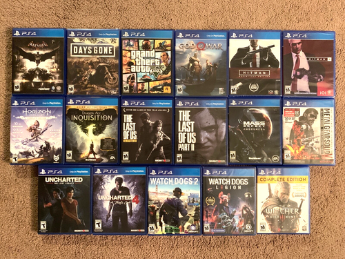 Playstation 4 Games Lot - 17 Games New/Used | eBay