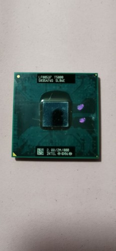 PROCESSORE CPU INTEL CORE 2 DUO 2.00GHZ LF80537 T5800/2.00/2M/800 SLB6E ...