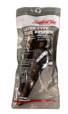 SUPERIOR TOOL PRO-LINE LEVER-TYPE TUBE BENDER, EXCELLENT CONDITION | eBay