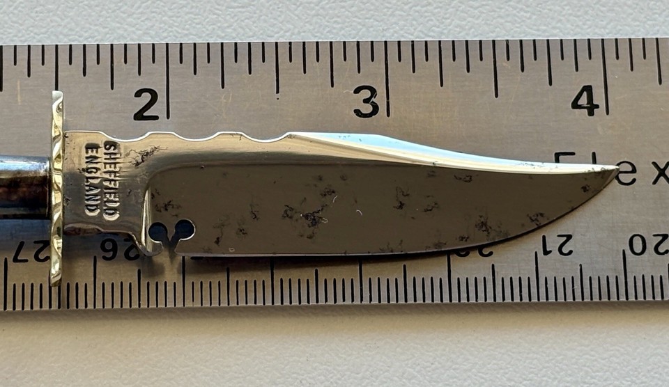 Beautiful Graham Clayton Digby’s Miniature Bowie Knife Sheffield ...