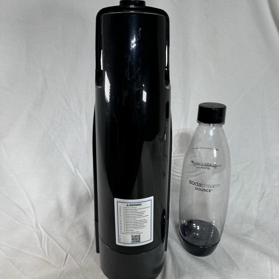 Sodastream JET Soda Maker Sparkling Water Machine Black Gray w/ Plastic ...