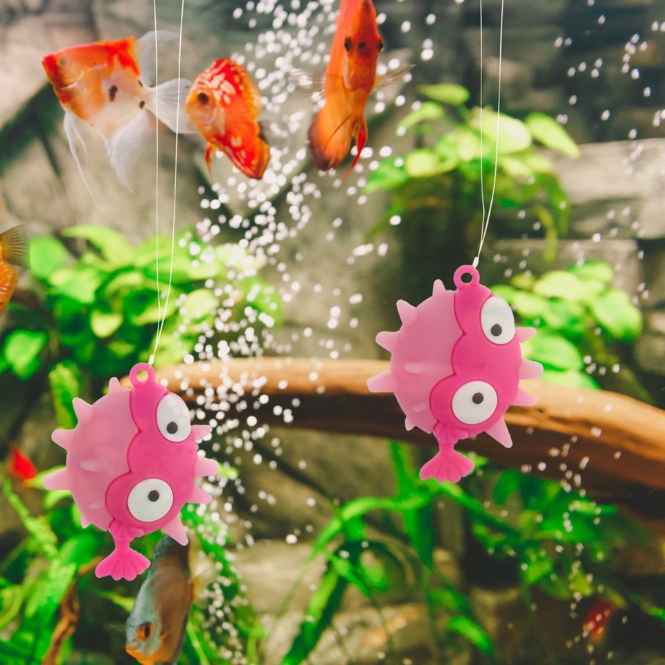 3 Pcs Simulation Puffer Fish Decor Decorative Tank Aquarium Accessories ...