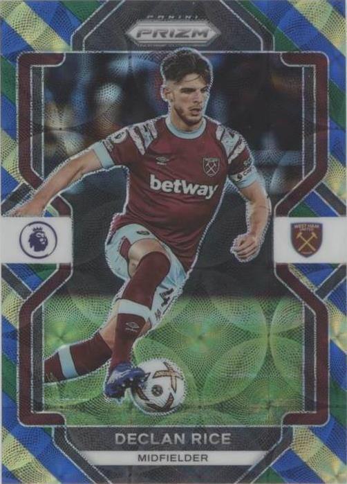 2022-23 Panini Prizm Premier League - Declan Rice #46 Choice Blue ...