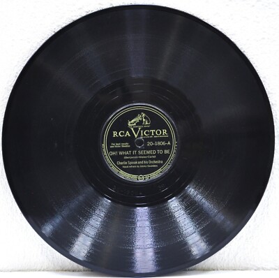 CHARLIE SPIVAK "Oh! What It Seemed To Be / Take Care" 78RPM RCA Victor ...