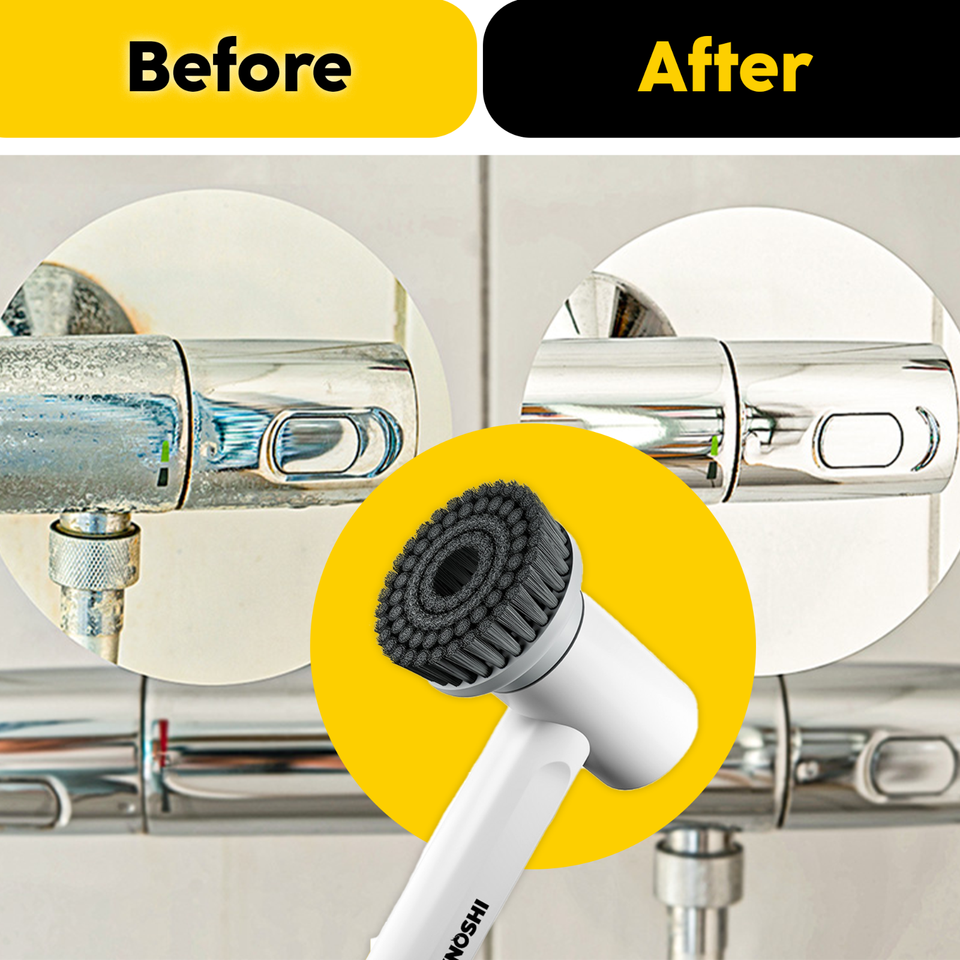 Synoshi® Round Brush Heads (2 Units). Perfect for General Cleaning ...