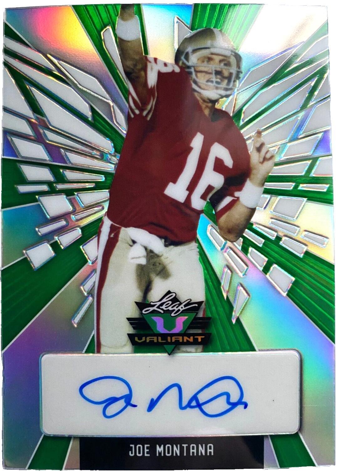 2022 Leaf Valiant - Joe Montana #BA-JM2 /40 (AU) for sale online | eBay