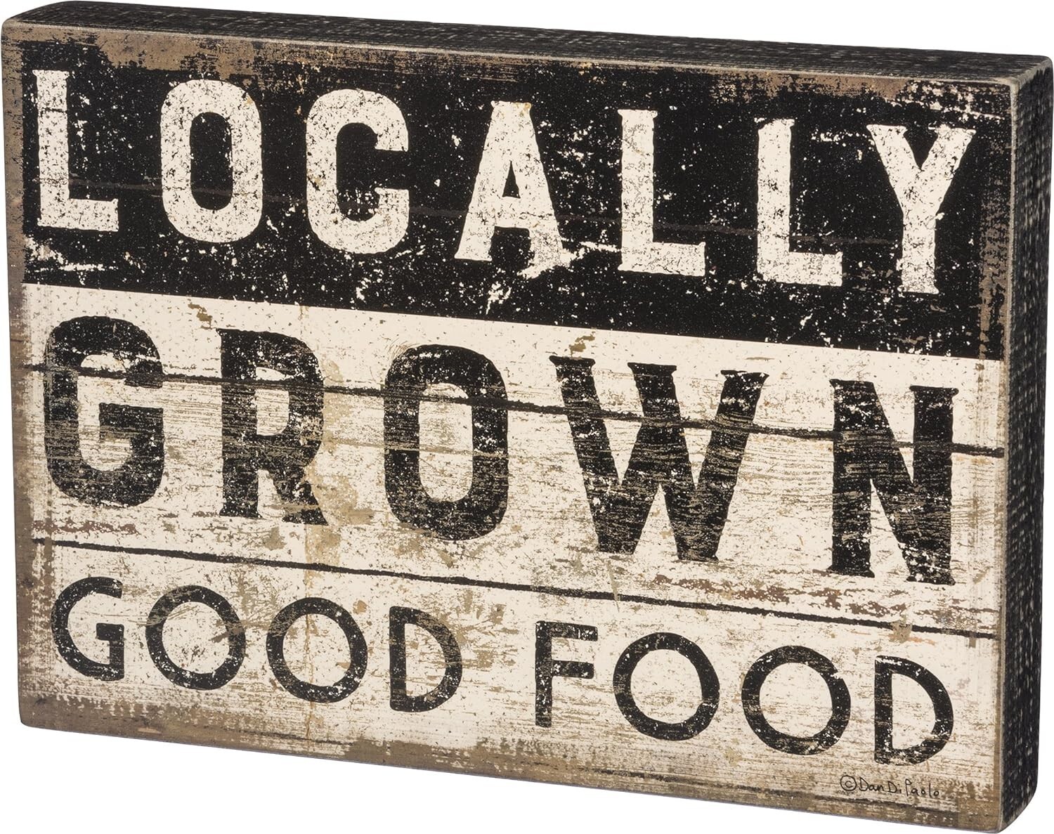"Locally Grown Good Food" Box Sign #100-1558 | eBay