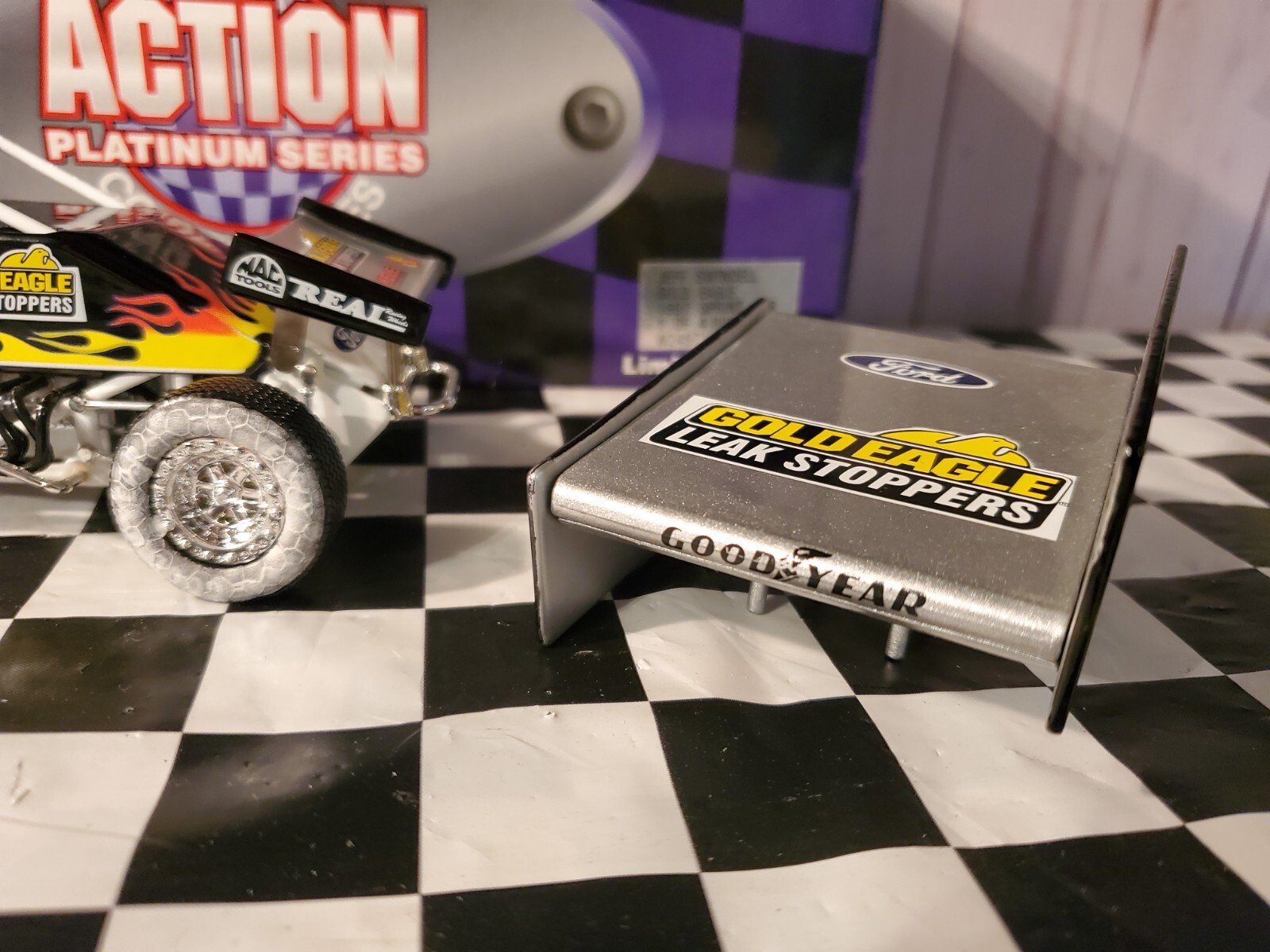 Action 1997 Jeff Swindell #7 Gold Eagle Sprint Race Car 1:24 Diecast ...