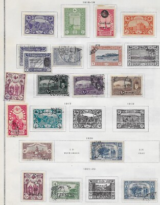 20 Turkey Stamps from Quality Old Antique Album 1916-1922 | eBay
