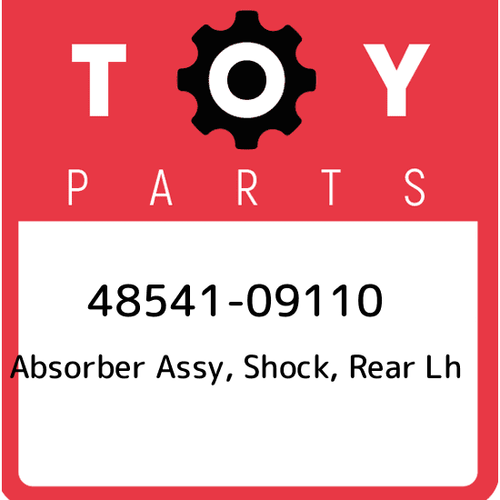48541-09110 Toyota Absorber assy, shock, rear lh 4854109110, New ...