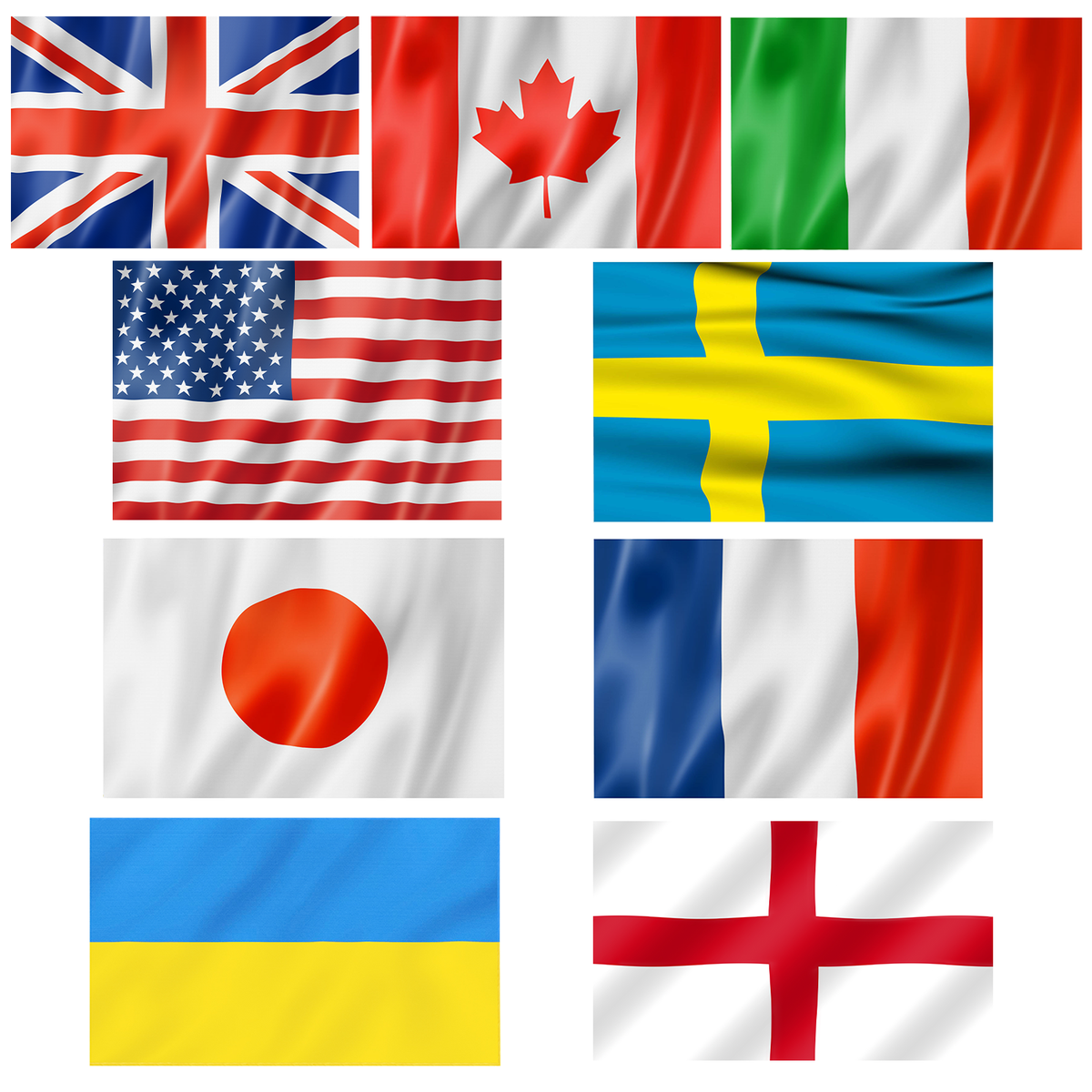 Foreign Flags World Olympic Nations Bunting | Buy Multi Nation Flag