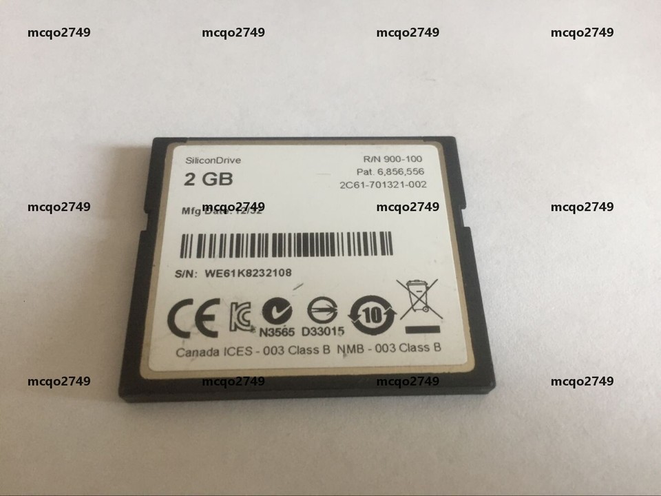 WD SiliconDrive 2GB PATA CF WD CF Card SSD-C02G-3500 | eBay