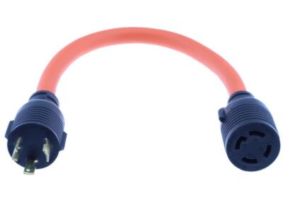 MPI Tools L5-30p to L14-30r pigtail adapter 10 Gauge generator adapter ...