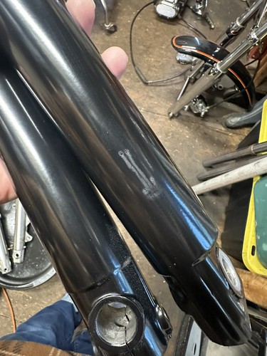 Harley 39mm FULLY SHAVED fork Leg Sliders Chopper Powder Coat | eBay