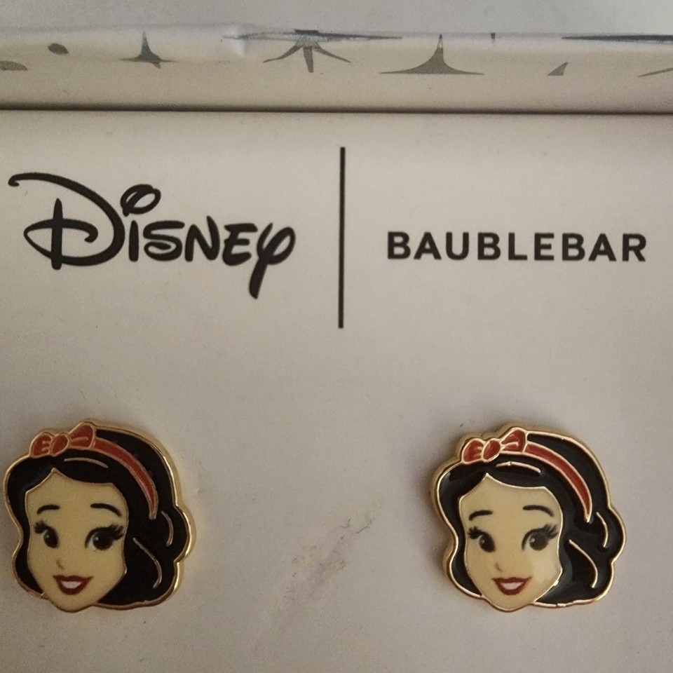 Disney BaubleBar Princess Snow White & Blue Bird Drop Earrings NIB | eBay