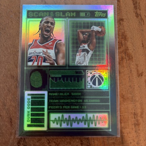 2025-26 Topps Flagship Alex Sarr #SS-16 Scan And Slam RC Target ...