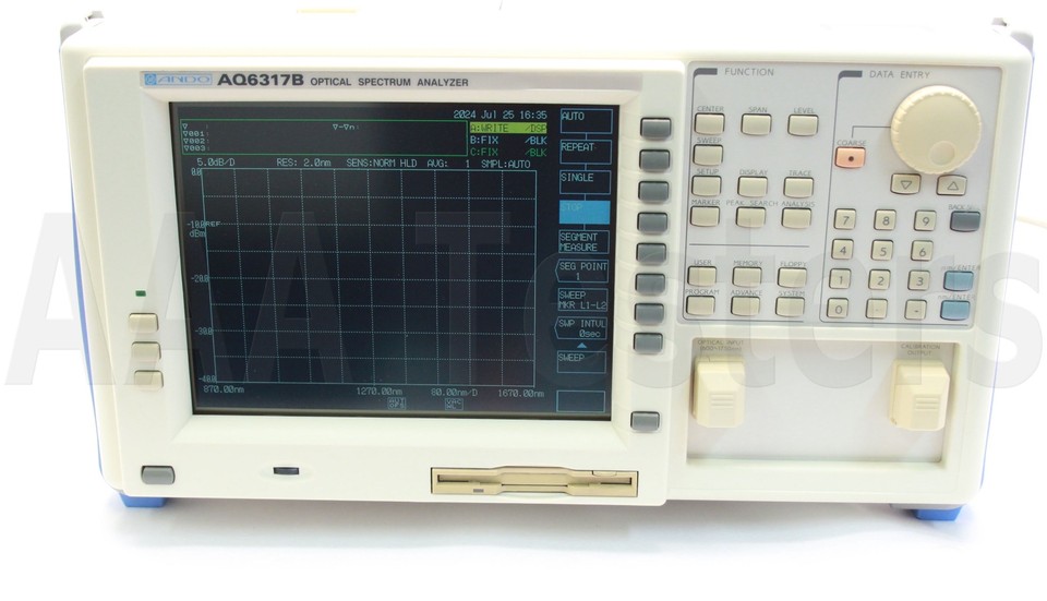 Ando AQ-6317B Optical Spectrum Analyzer 600 - 1750nm AQ6317B OSA | eBay