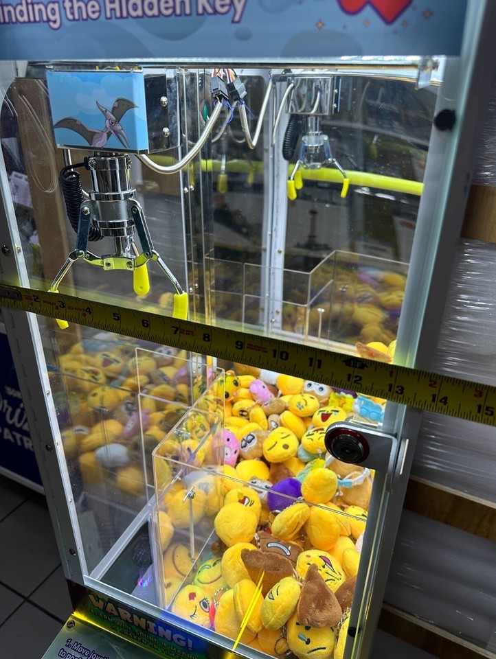 Ultra Mini Claw Machine with Bill Acceptor and Prize Box | Crane Arcade ...