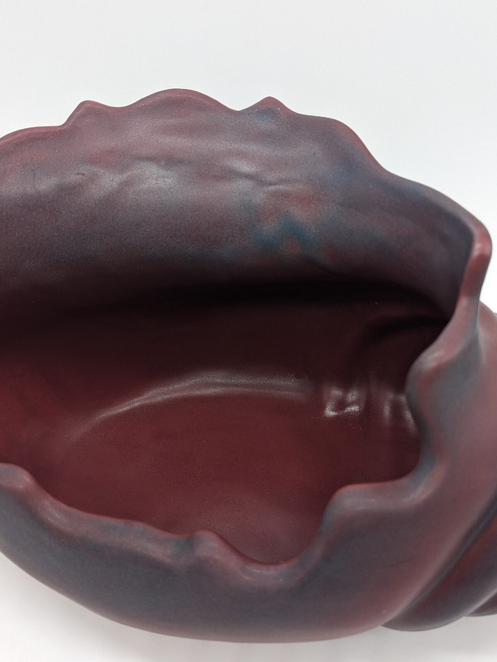 Van Briggle Pottery Mulberry Shell Seashell Conch Planter Vase 1940's ...