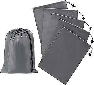 Drawstring Bag with Toggle - Nylon Cinch and Ditty Pouch () 8 x 11 Inch ...