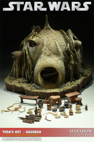 Yoda's Hut Dagobah Environment 12" 1/6 Scale STAR WARS SIDESHOW NEW ...
