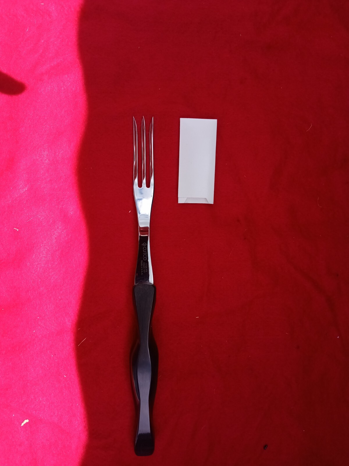 Cutco Turning Fork #1726 Classic Brown Swirl Handle 11” Made in USA | eBay