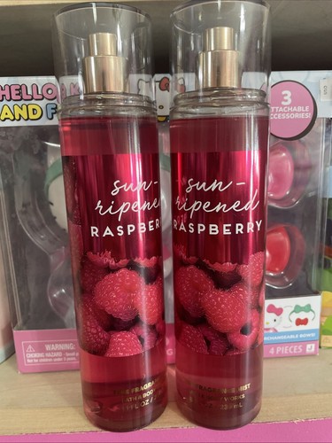 BATH & BODY WORKS SUN-RIPENED RASPBERRY BODY MIST SPRAY 8 FL OZ (LOT OF ...