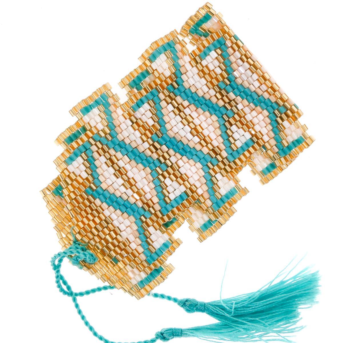 Choose Color,Patterned Drawstring Hand Beaded Beads Bracelet, 2" | eBay